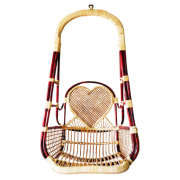 Indoor Wooden Swings - Perambu Oonjal Heart Design -1pc | MyIndia.Sg