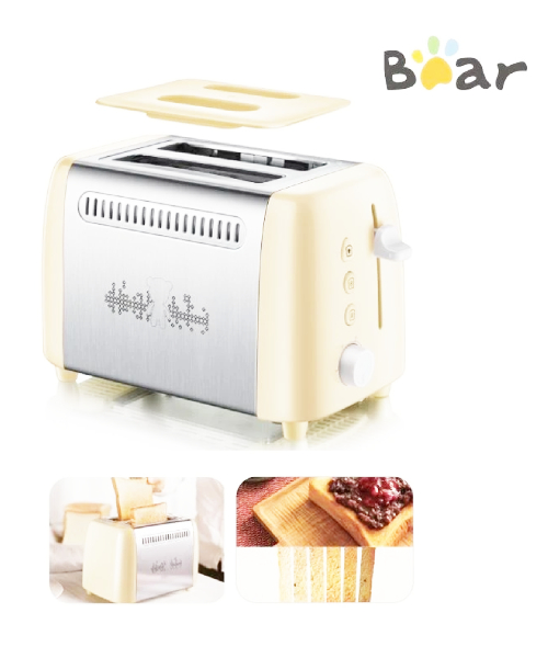 Bear 2 Slice Pop-up Bread Toaster (DSL-A02W1) | MyIndia.Sg