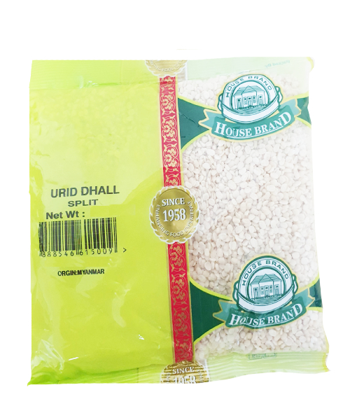 House Brand Urid Dhal (Split) 1kg | MyIndia.Sg