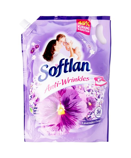 Softlan Lavender Fresh Fabric Conditioner Refill 1 4L | MyIndia.Sg