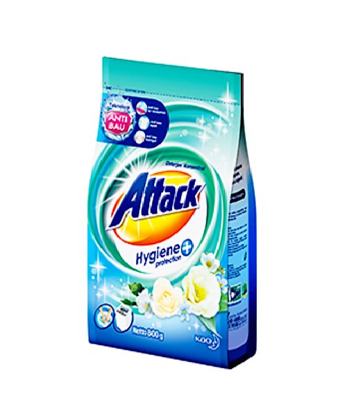 Attack Hygiene Plus Protection Detergent Powder 800g | MyIndia.Sg
