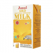 Amul Gold Extra Cream Milk 1L | MyIndia.Sg